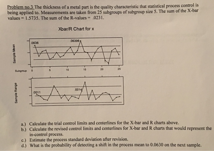 Solved The thickness of a metal part is the quality | Chegg.com
