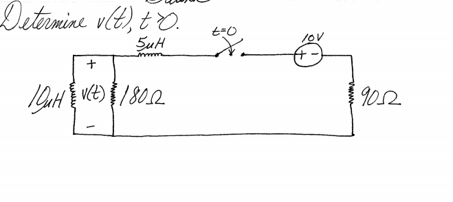 Solved Determine v(t) | Chegg.com Solved Determine v(t) | Chegg.com