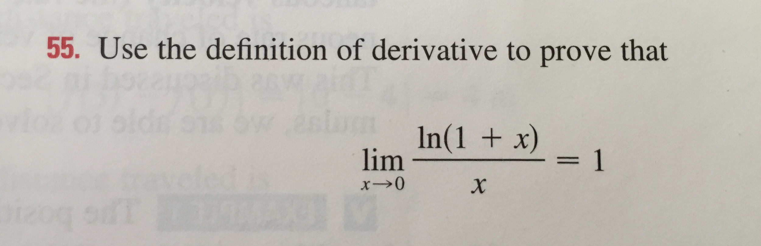 Solved 55. Use the definition of derivative to prove that | Chegg.com