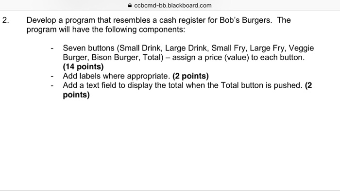 Solved Develop a program that resembles a cash register for | Chegg.com