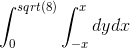 Solved Convert the integral integral^squareroot (8) _0 | Chegg.com