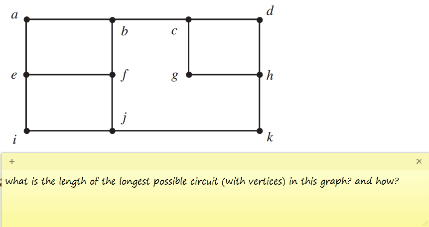 Solved what is the length of the longest possible circuit | Chegg.com