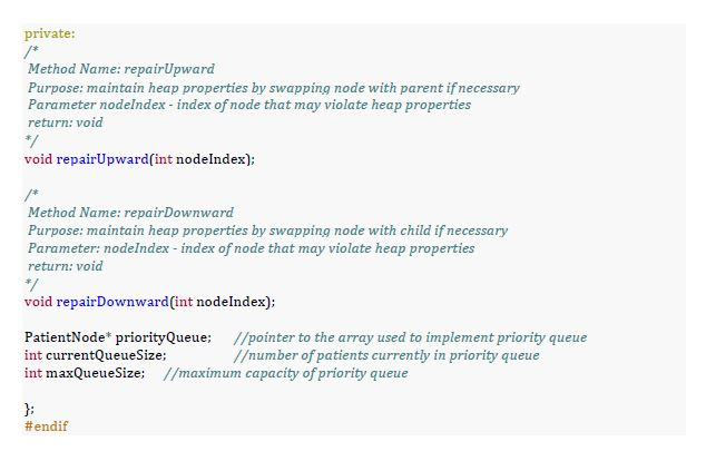 Solved C++ Priority Queue Problem: (Do not use preset | Chegg.com
