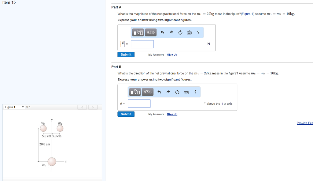 Solved PART A What is the magnitude of the net gravitational | Chegg.com