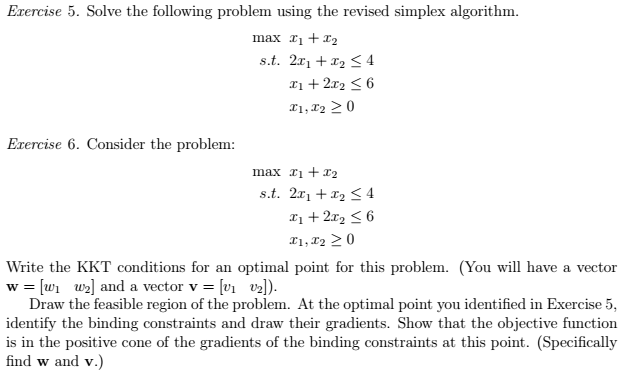 Solve the following problem using the revised simplex | Chegg.com