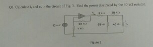 Solved Calculate ix and Vo in the circuit of fig. 3. Find | Chegg.com