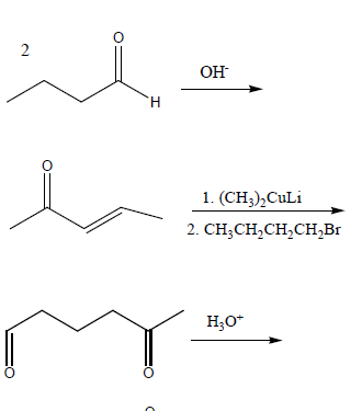 Solved OH 1. (CH3) CuLi 2. CH3CH2CH2CH2Br H2O | Chegg.com