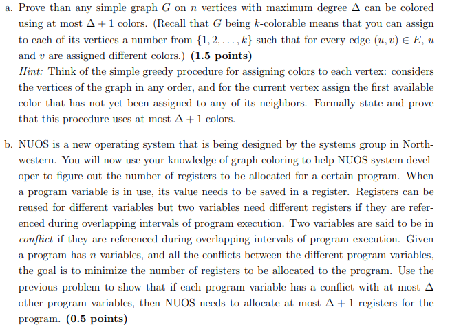 Solved Graph theory. Anyone know? I've spent some time | Chegg.com