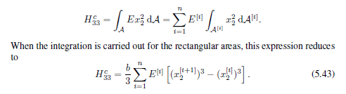 Solved Calculate the bending stiffness of the cross-section. | Chegg.com