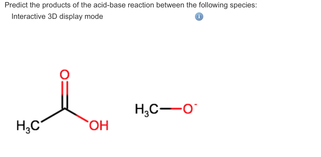 Solved Predict the products of the acid-base reaction | Chegg.com