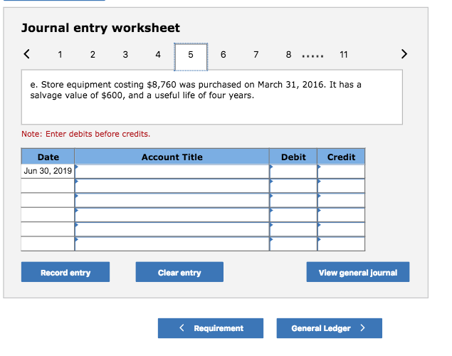 Solved General Ledger Problem 12-1 The June 30, 2019 | Chegg.com