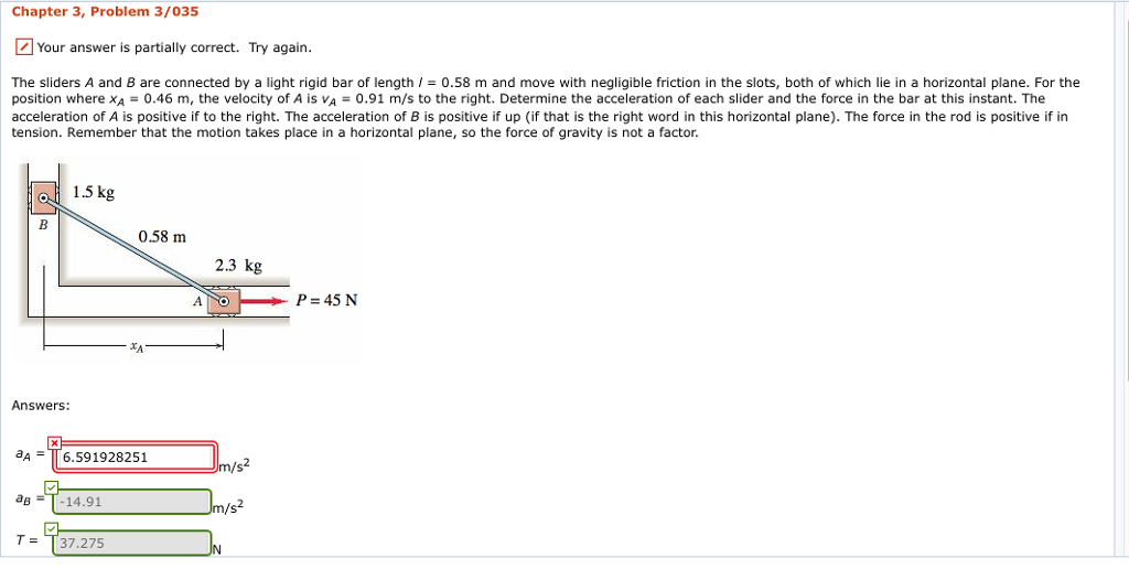 Solved Could someone please tell me why my answer for the | Chegg.com