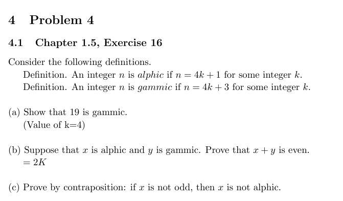 Solved Consider the following definitions. Definition. An | Chegg.com