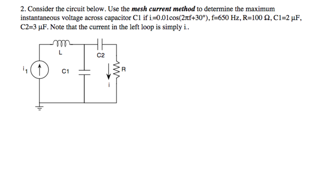 Solved: 1. Consider The Circuit Below. The Current Source ... | Chegg.com