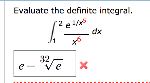 Solved Evaluate the definite integral integral_1^2 | Chegg.com