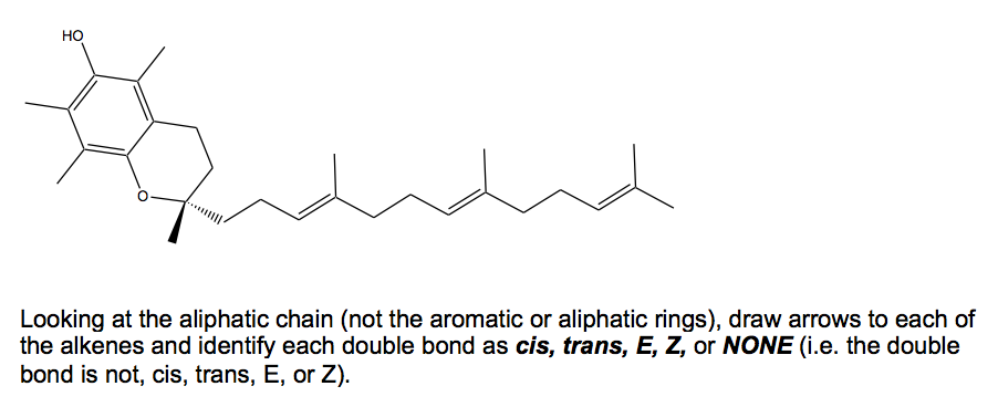 Solved HO Looking at the aliphatic chain (not the aromatic | Chegg.com