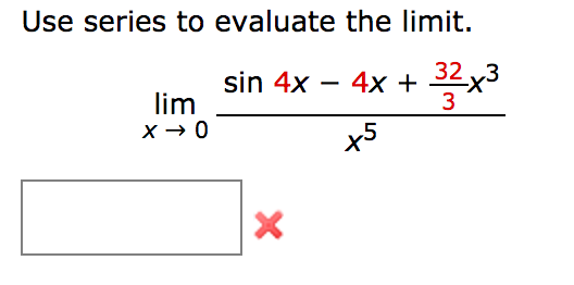 Solved Use series to evaluate the limit. Lim x rightarrow 0 | Chegg.com