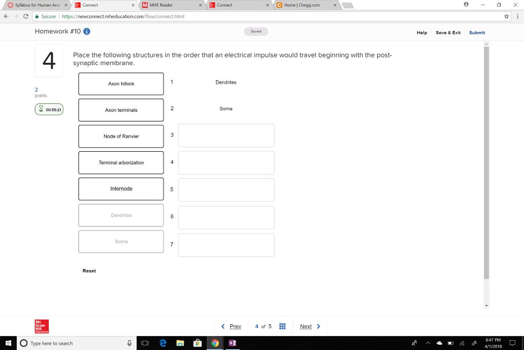 Solved Syllabus for Human Anat X/ Connect xM MHE Reader xC | Chegg.com