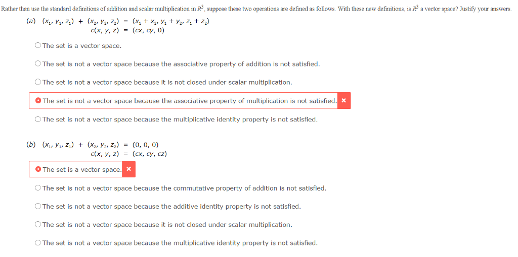 Solved Rather than use the standard definitions of addition | Chegg.com