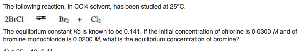 Solved The following reaction, in CCl4 solvent, has been | Chegg.com