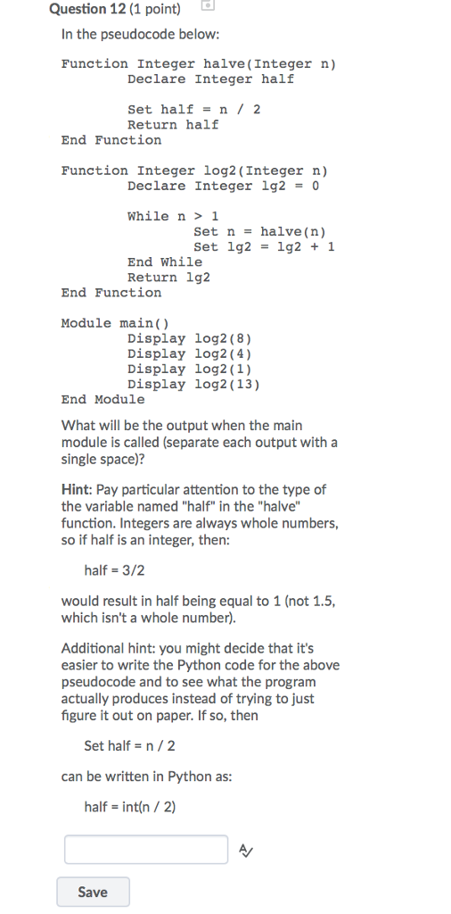 Solved Page 1 of 6 Note: It is recommended that you save | Chegg.com