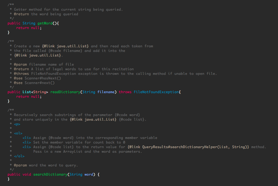 Solved 5 import 7 public class QueryResults 8 class | Chegg.com