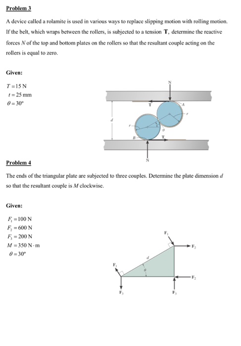 Solved A device called a rolamite is used in various ways to | Chegg.com