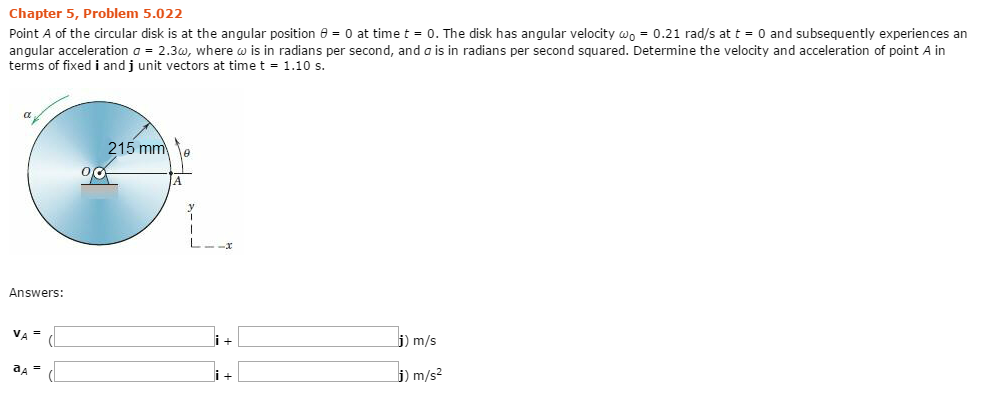 Solved I was able to find the final angular velocity and the | Chegg.com