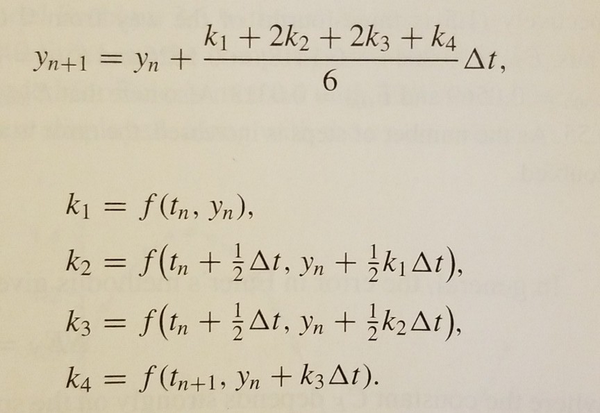 Solved 7 Use The Rk4 Method To Plot Graphs Of Z Versus τ For