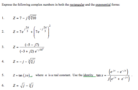Solved complex numbers problems ( Electromagnatic ) | Chegg.com