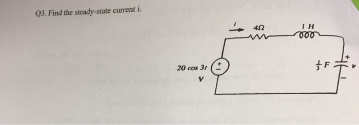 Solved Find the steady-state current i. | Chegg.com