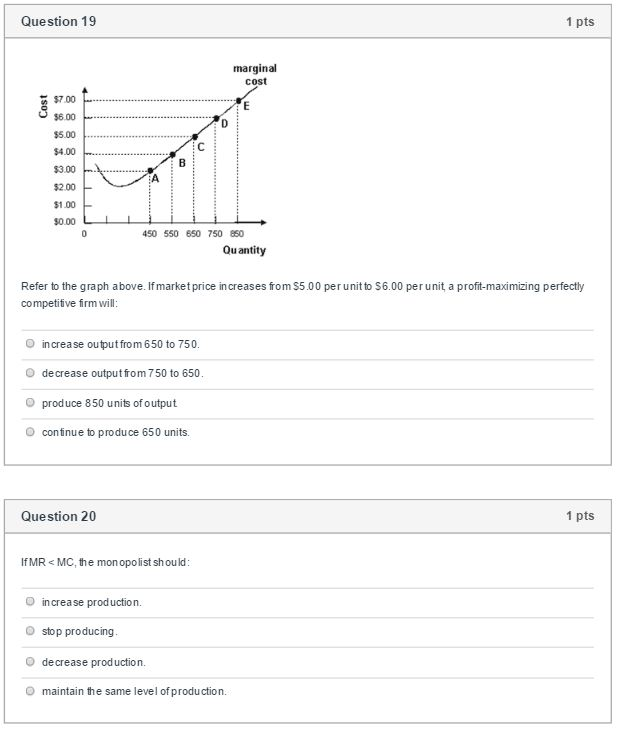 Solved Refer to the graph above. If market price increases | Chegg.com