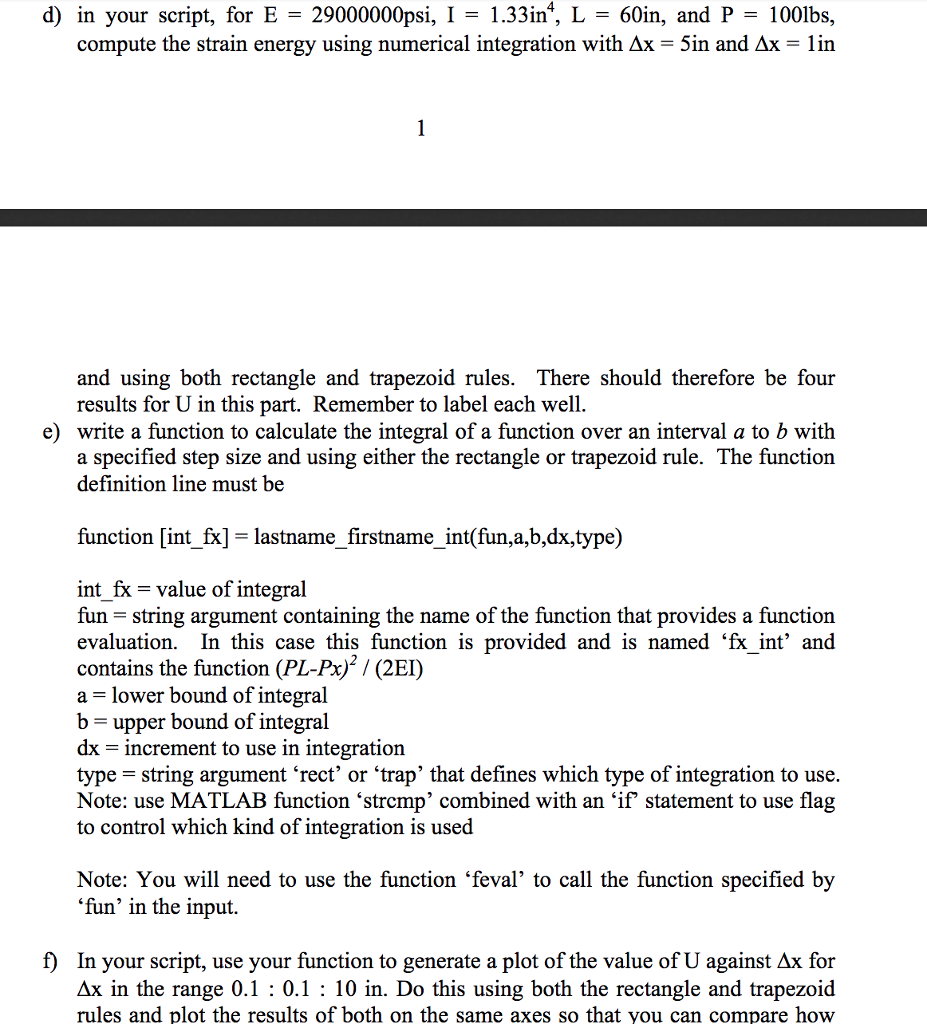 I need help with this MATLAB problem for my Civil | Chegg.com