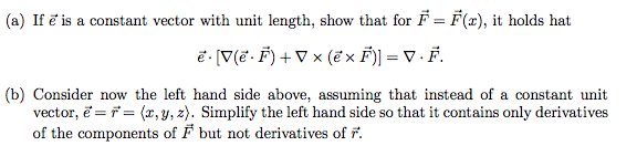 Solved If is a constant vector with unit length, show that | Chegg.com