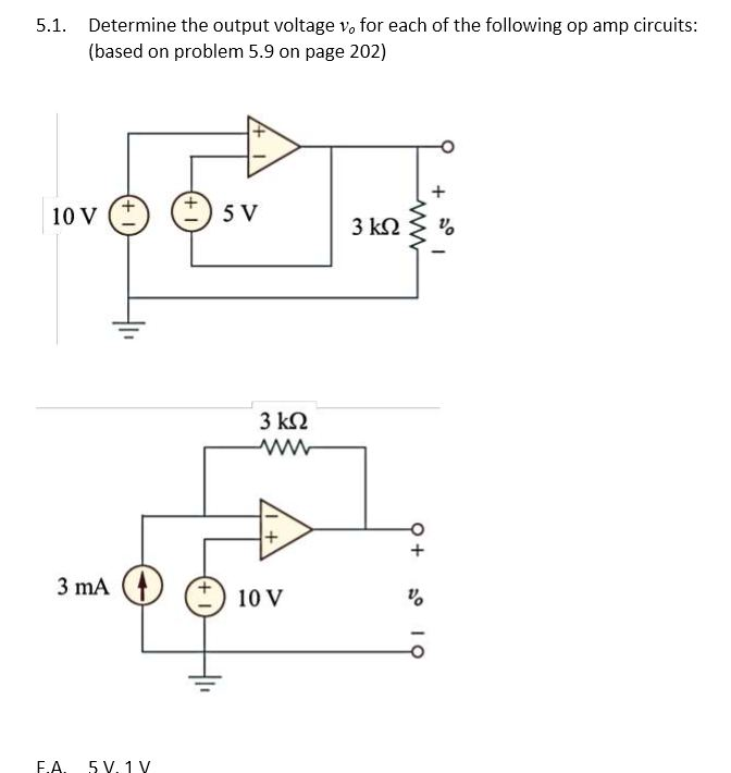 Solved Determine the output voltage vo for each of the | Chegg.com