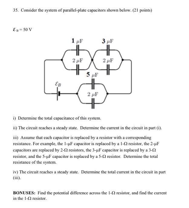 Solved Consider the system of parallel-plate capacitors | Chegg.com