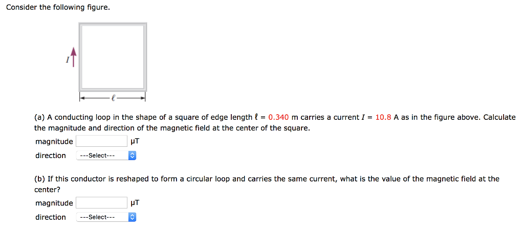 Solved Consider the following figure. (a) A conducting loop | Chegg.com