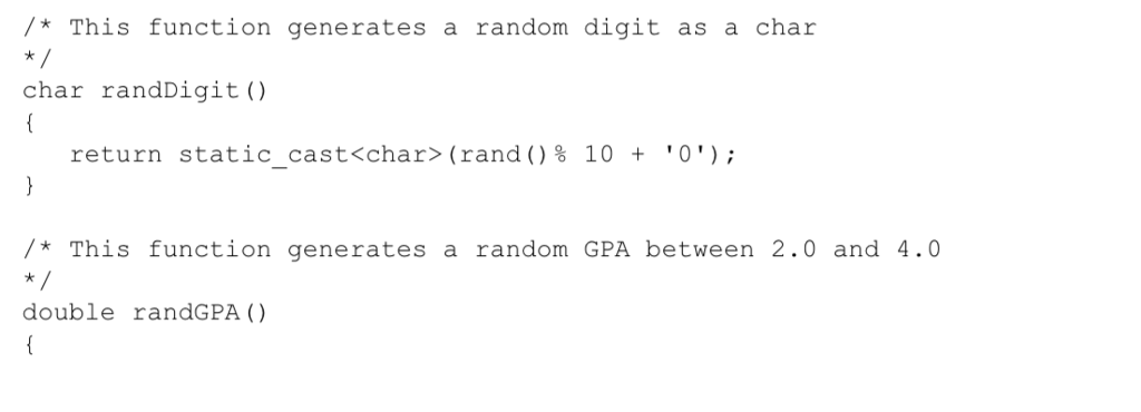 Solved HW1 (Graded out of 100) Write a program that manages | Chegg.com