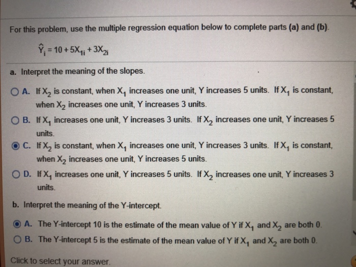 Solved For this problem, use the multiple regression | Chegg.com