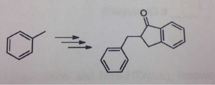 Solved Using toluene as your primary carbon source, devise a | Chegg.com