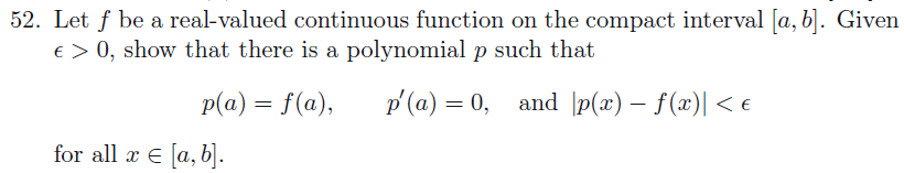 Solved Let f be a real-valued continuous function on the | Chegg.com