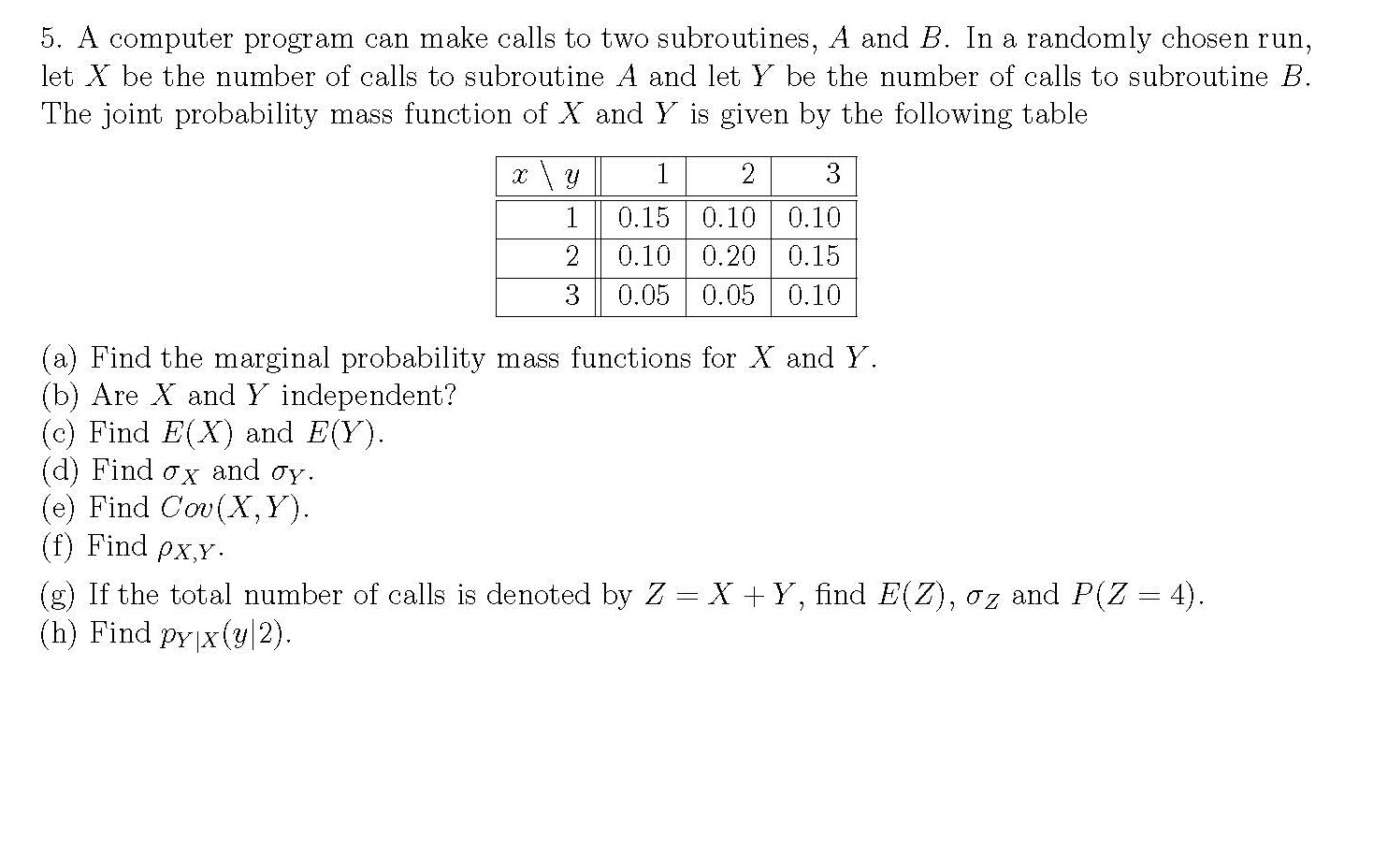 Solved A Computer Program Can Make Calls To Two Subroutines 3339