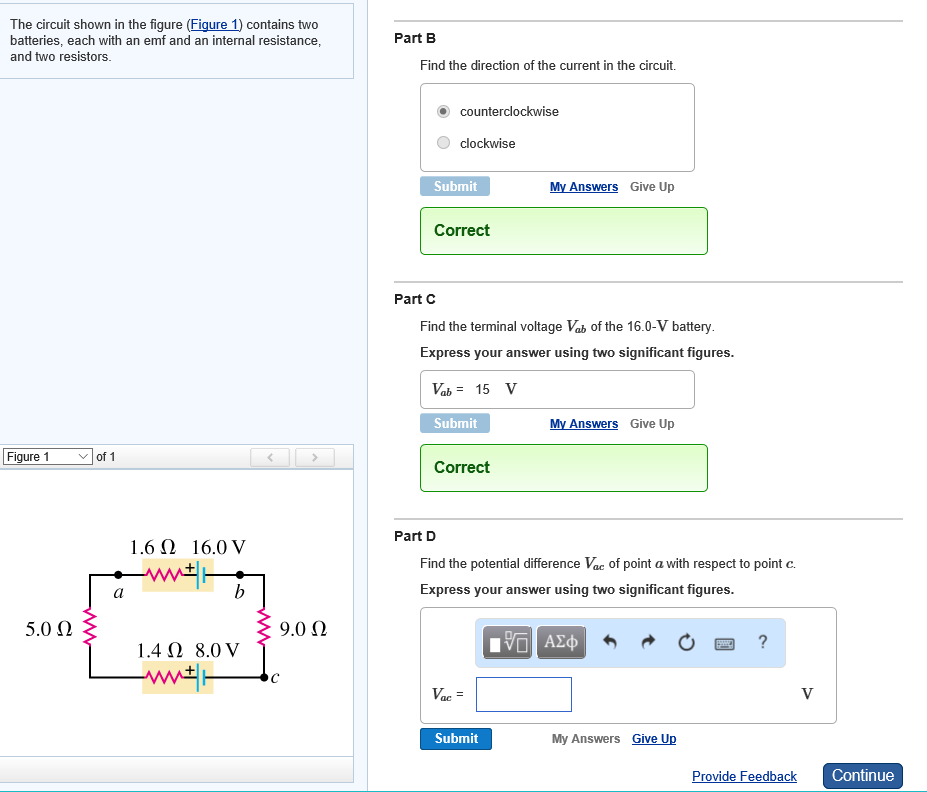Solved The circuit shown in the figure (Figure 1) contains | Chegg.com