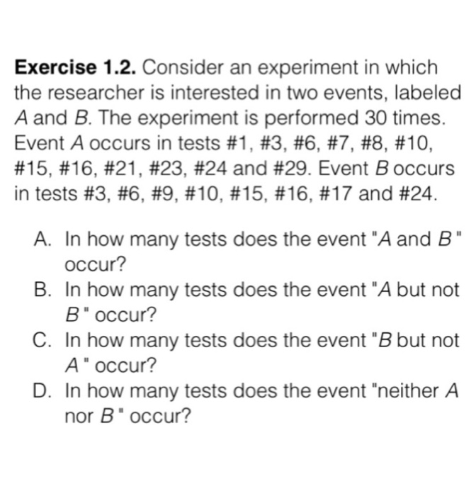 Solved Consider an experiment in which the researcher is | Chegg.com