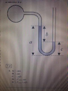 Solved Consider the mercury U-shaped tube manometer shown in | Chegg.com