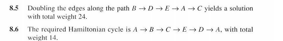 Solved 8.5 Solve the Chinese postman problem for the | Chegg.com