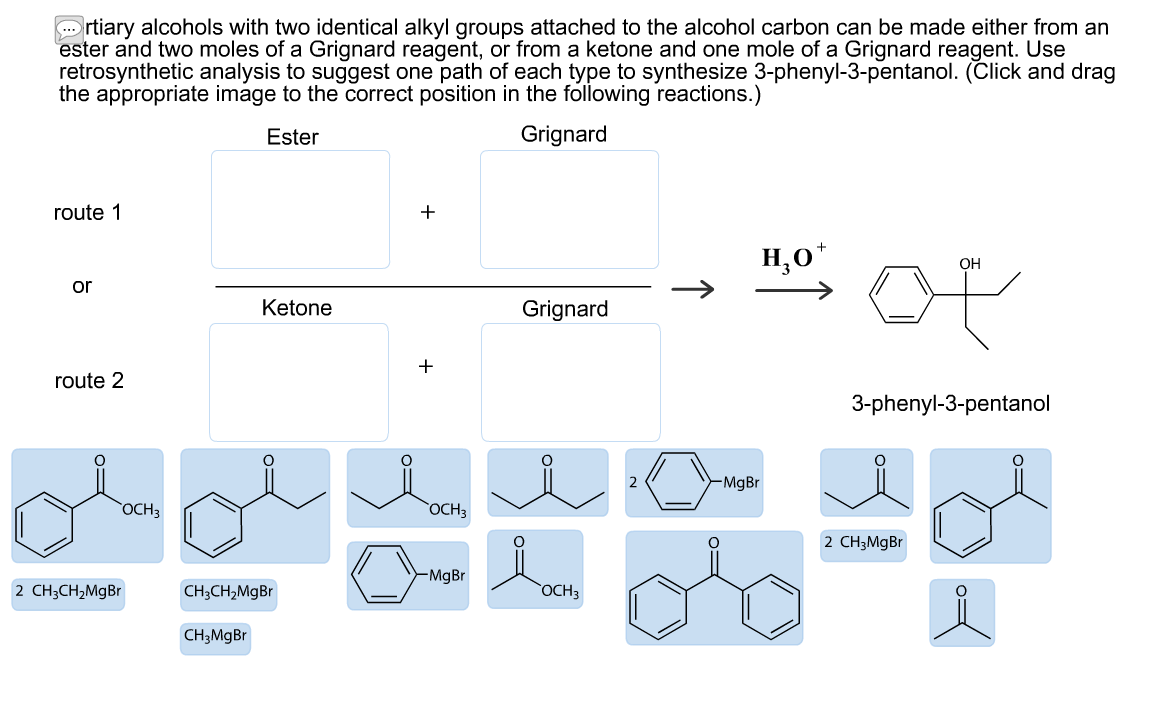 rtiary alcohols with two identical alkyl groups | Chegg.com