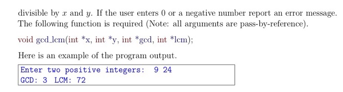Solved 2. Write a program to prompt the user for two | Chegg.com
