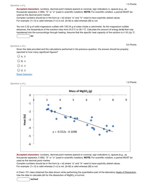 Solved Accepted characters: numbers, decimal point markers | Chegg.com