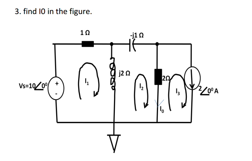 Solved 3. find I0 in the figure. | Chegg.com